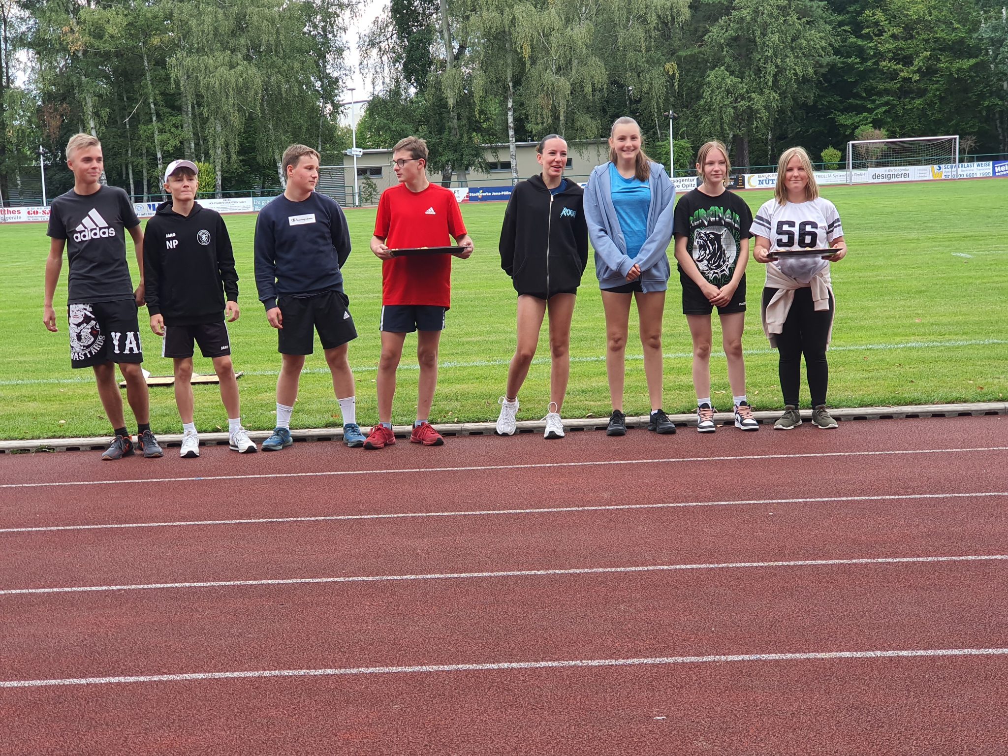 Bilder vom Stafellauf der Klassen